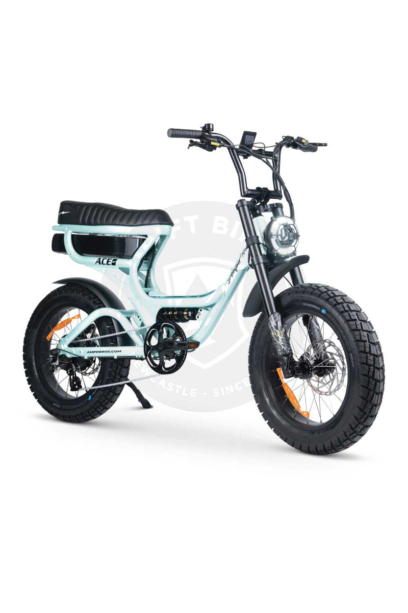 AMPD BROS Ace-X Plus Pro S4 Dual Suspension Fat Tyre Electric Bike ...
