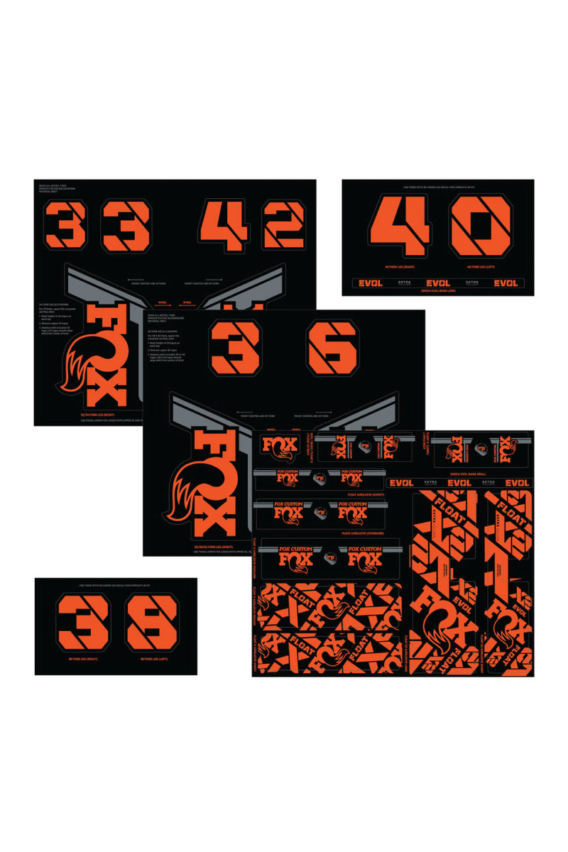 FOX Universal Custom Decal Kit for 32-40 Forks (DPS/DHS/FLOATX) – Drift ...