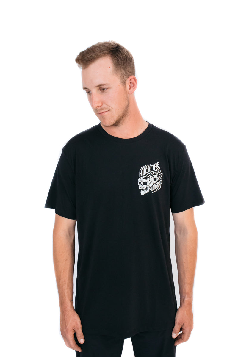 Huck The World Short Sleeve Death Before Decaf Dri-Release MTB Jersey ...
