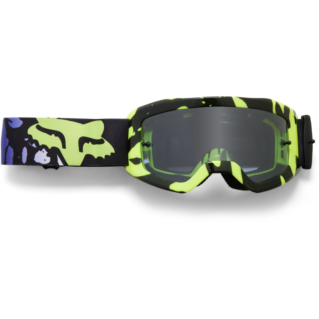 FOX Main Morphic Mirrored Goggle Youth - Spark - black/yellow